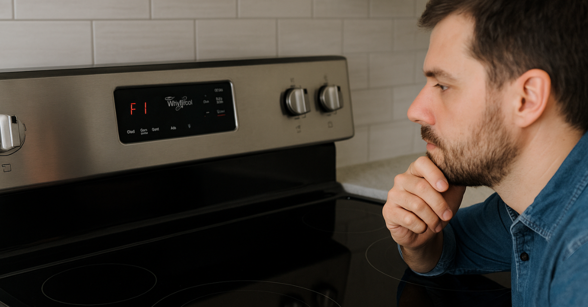 How to Fix Whirlpool Oven F1 Error Code?